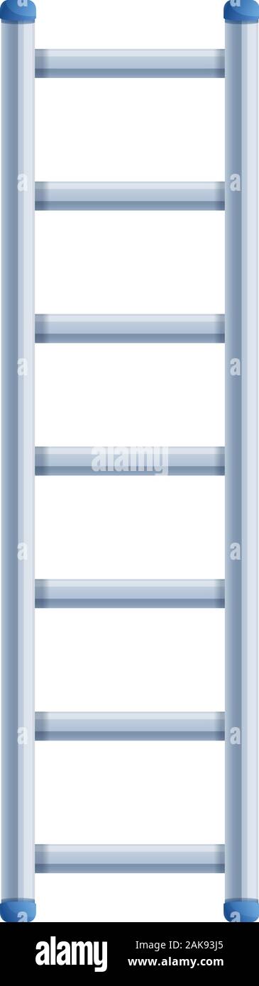 Steel ladder icon. Cartoon of steel ladder vector icon for web design ...