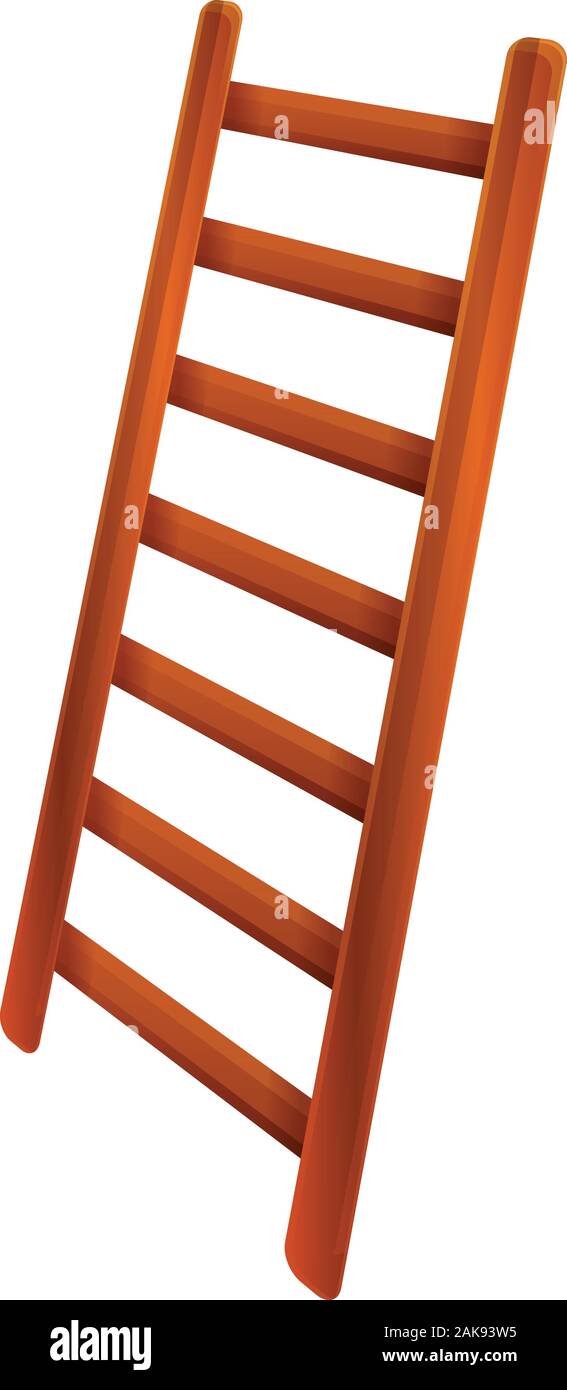 Ladder equipment icon. Cartoon of ladder equipment vector icon for web ...