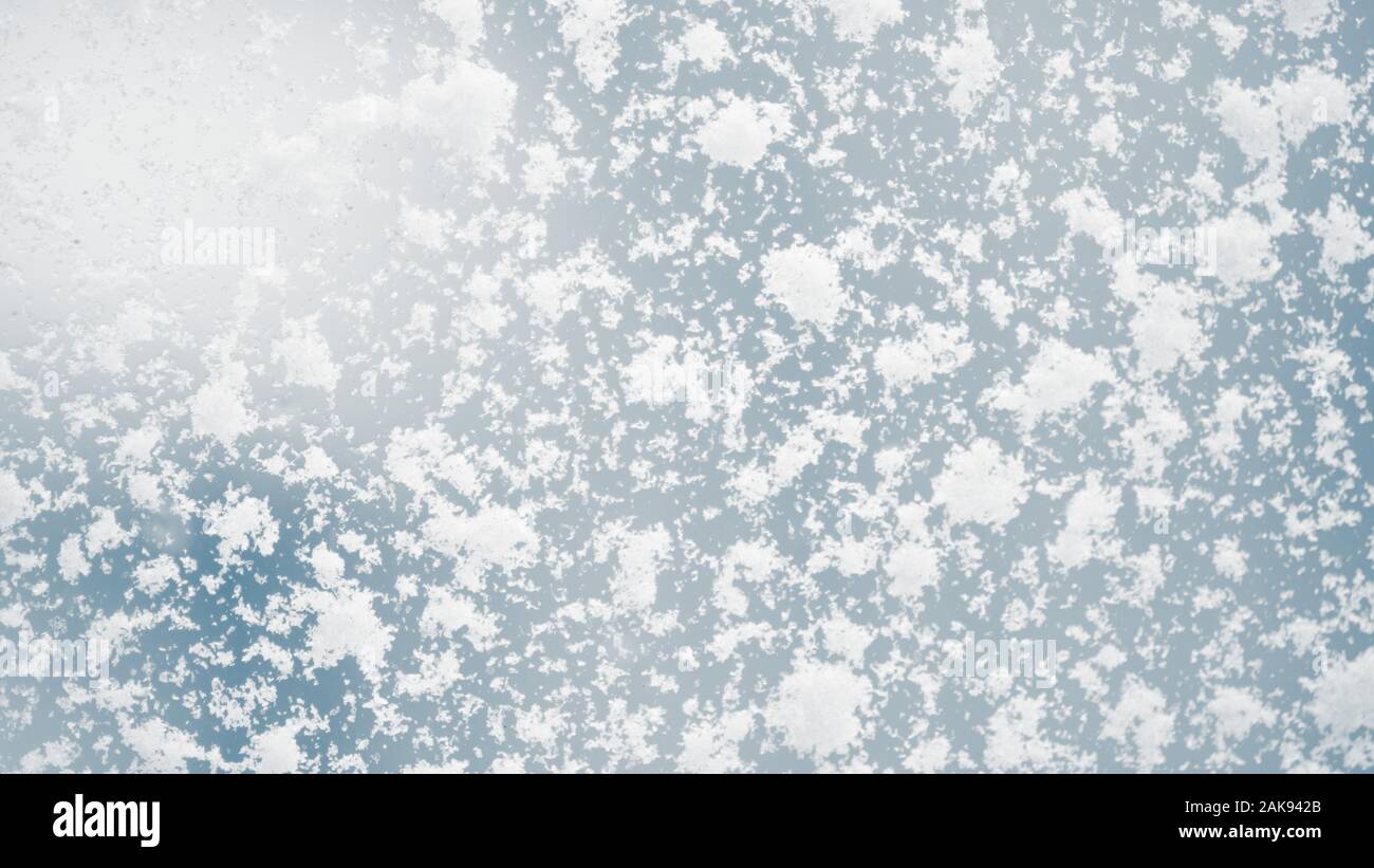 Closeup big flakes snow hi-res stock photography and images - Alamy