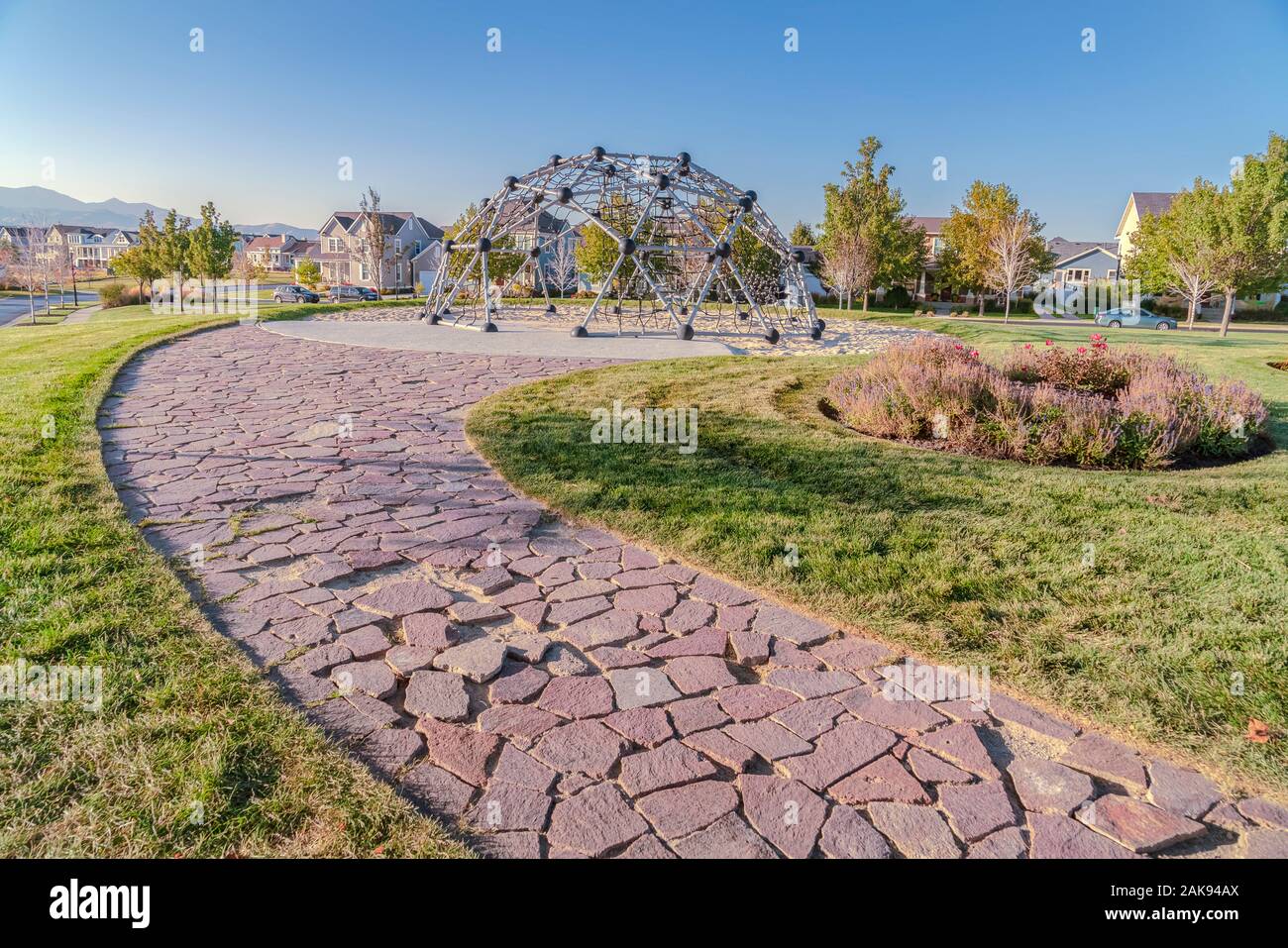 Crazy paving background hi-res stock photography and images - Alamy