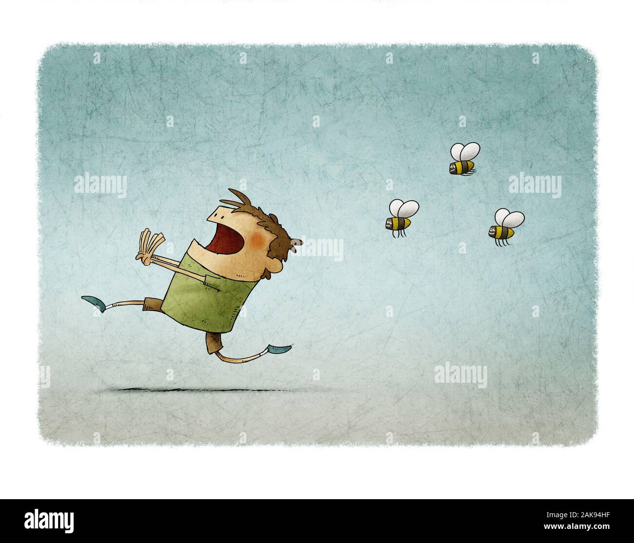 Child scary drawing hi-res stock photography and images - Alamy