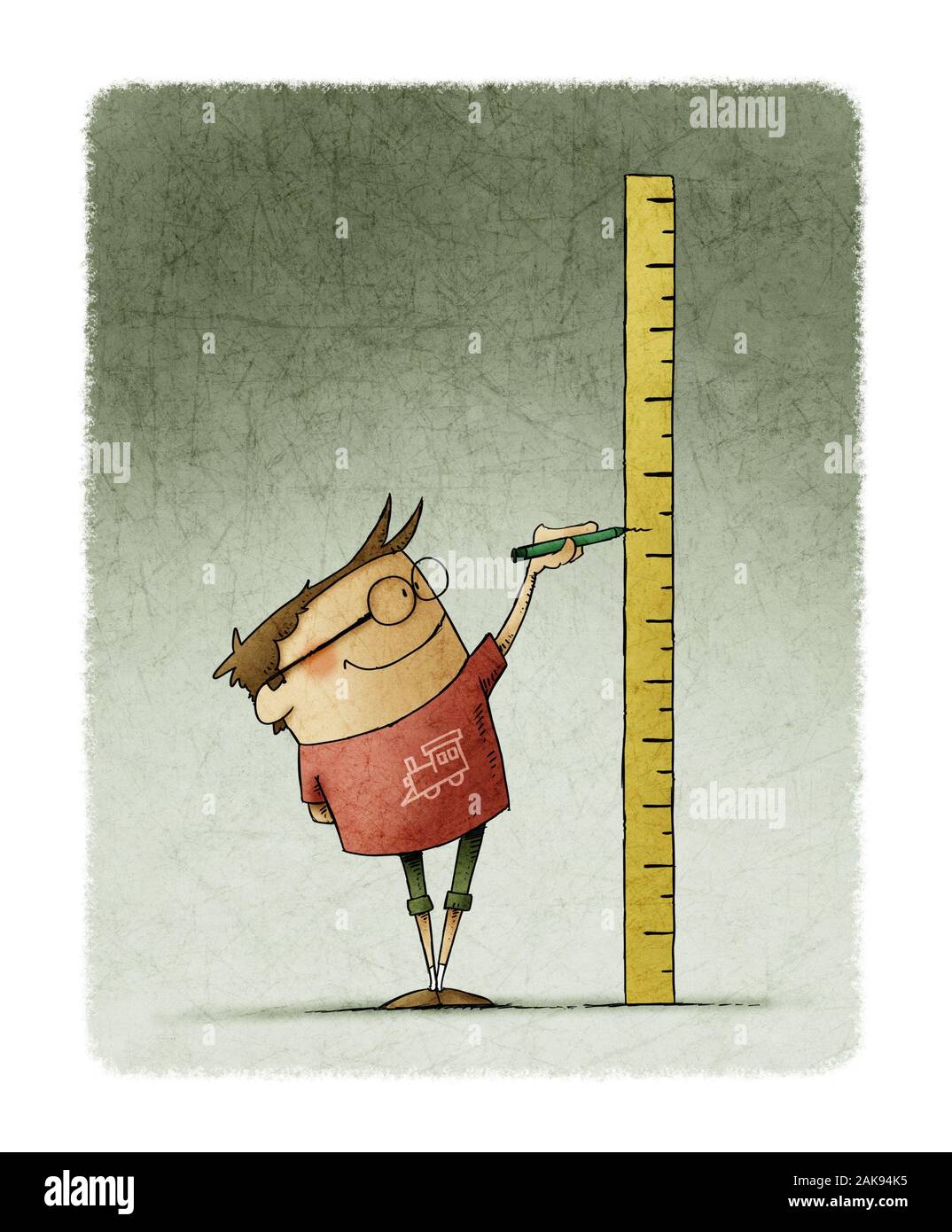 Child height measurement scale hi-res stock photography and images - Alamy
