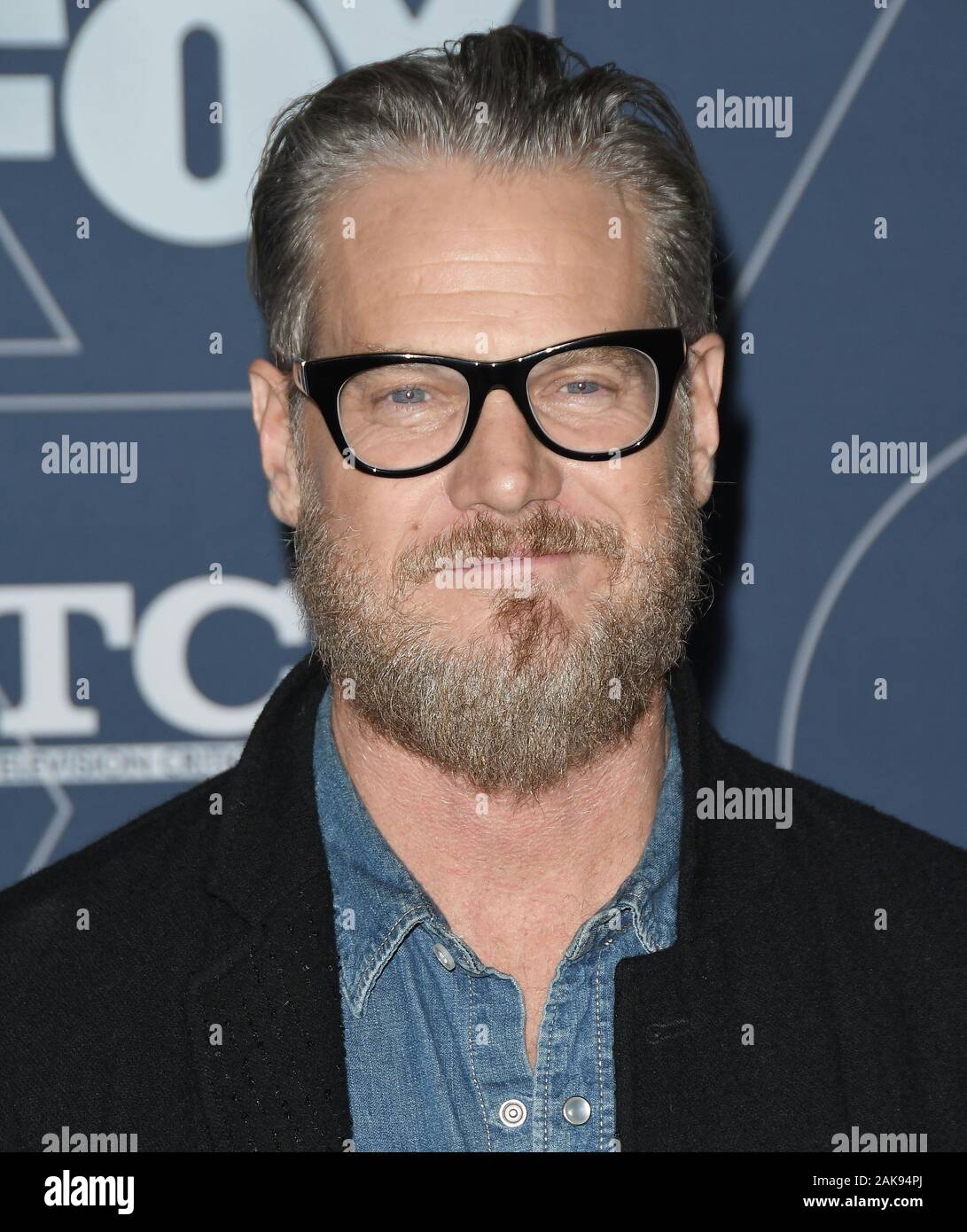 Los Angeles, USA. 07th Jan, 2020. Brian Van Holt arrives at the FOX ...