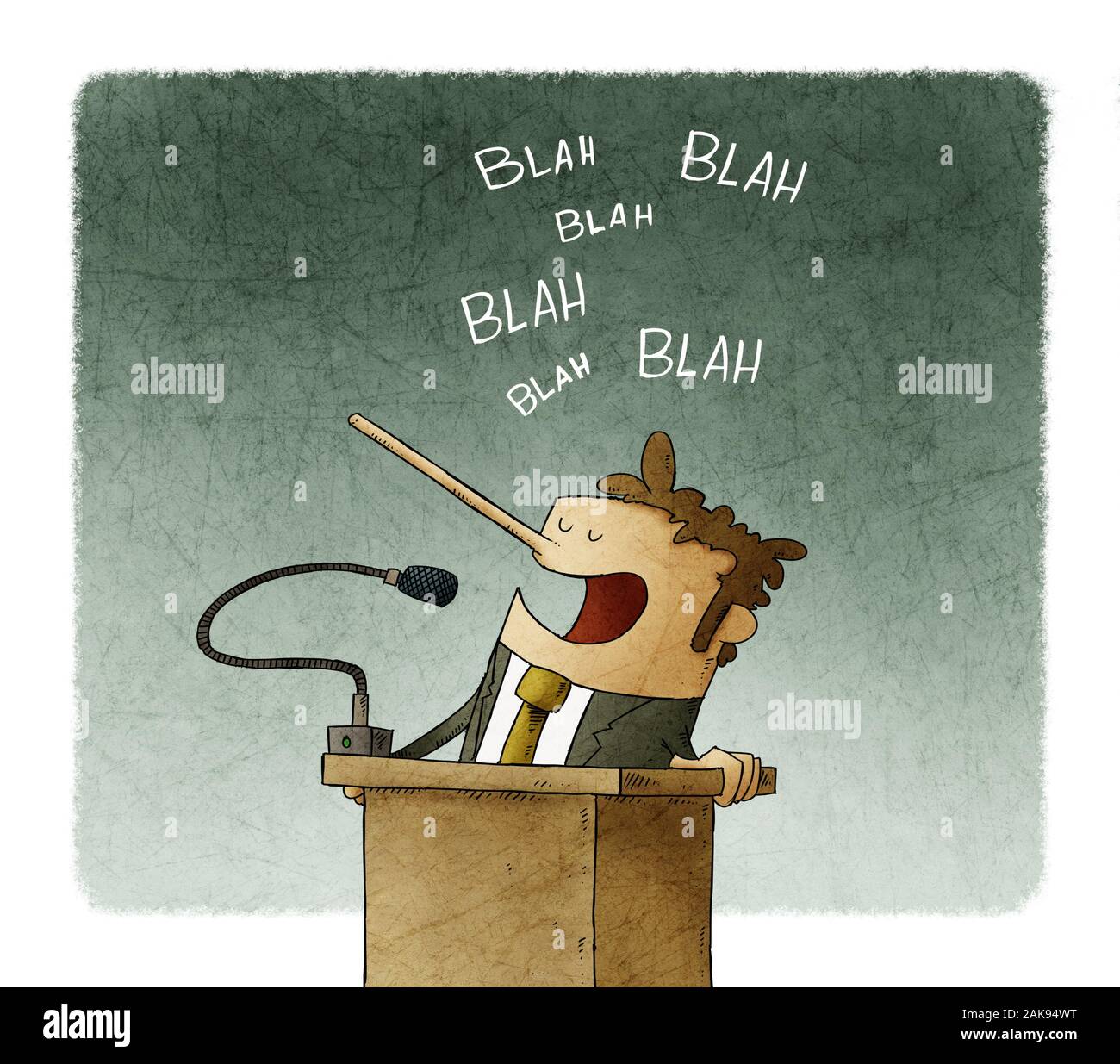 Lectern cartoon hi-res stock photography and images - Alamy