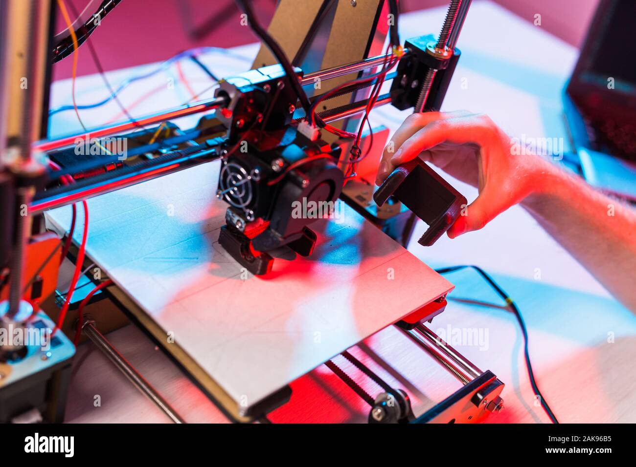 Male designer creating 3d model hi-res stock photography and images - Alamy