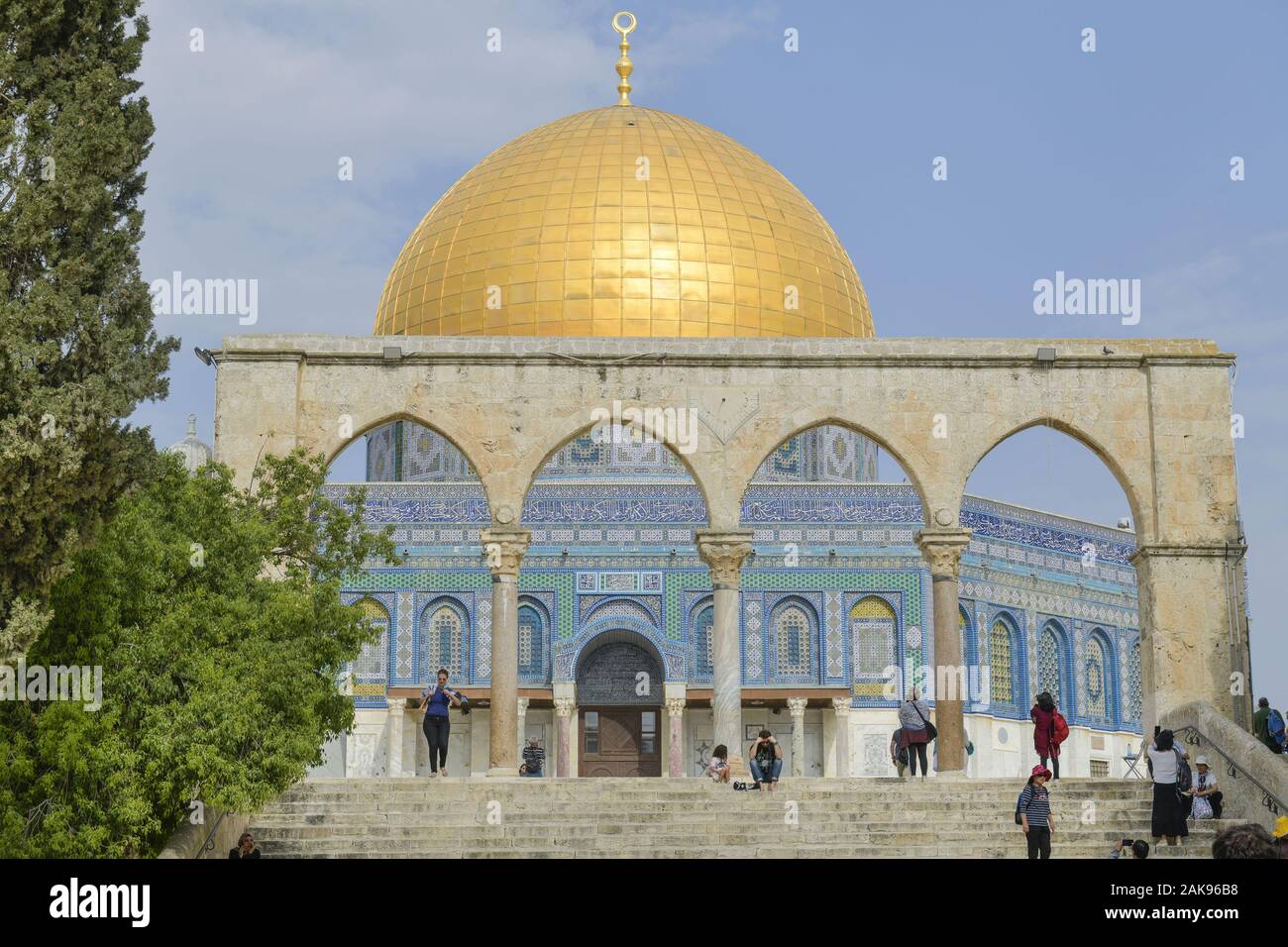 Felsendom, Tempelberg, Jerusalem, Israel Stock Photo - Alamy