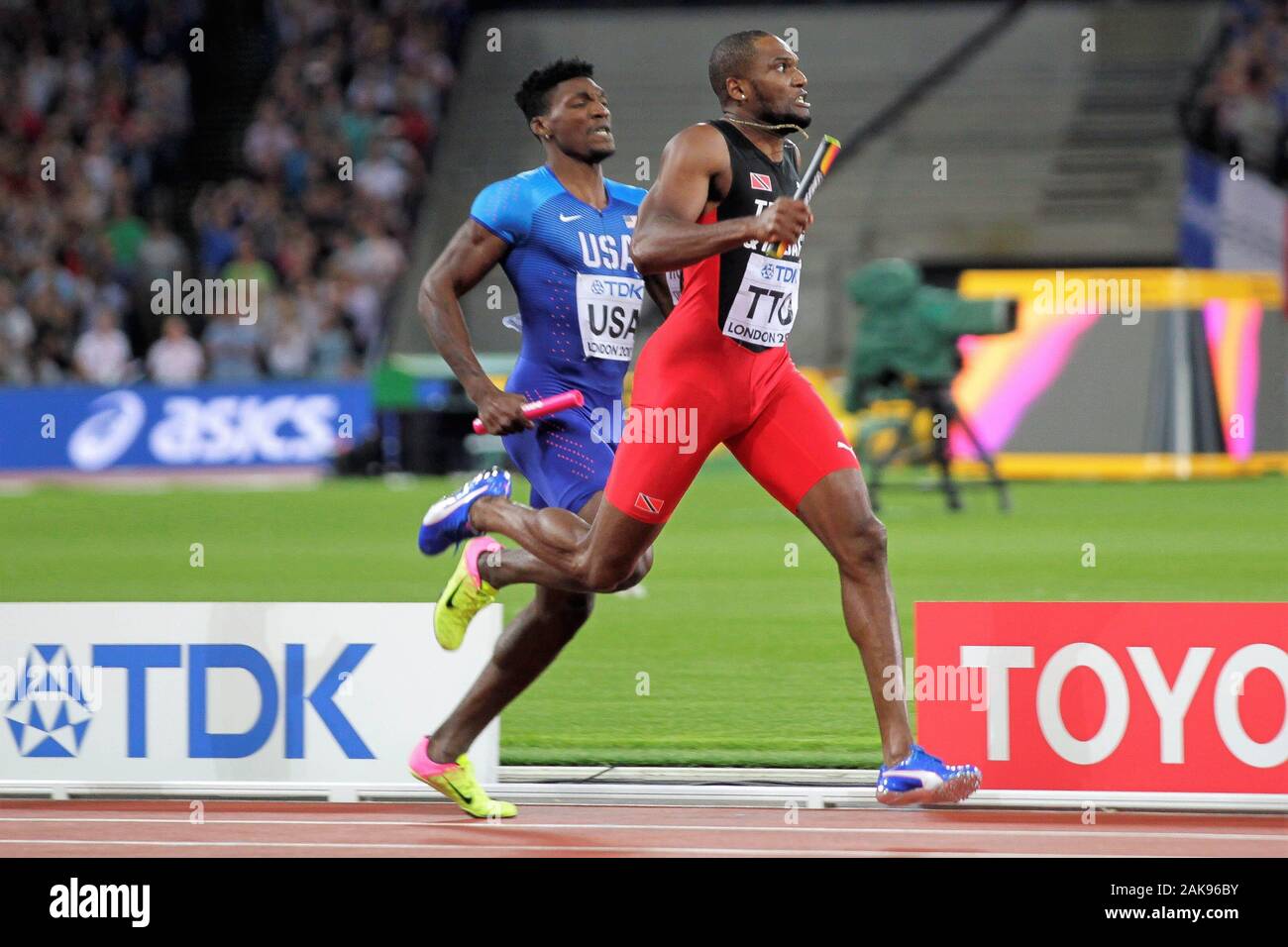 Fred Kerley (USA) and Lalonde Gordon ( Trinidad - Tobago) the Final ...