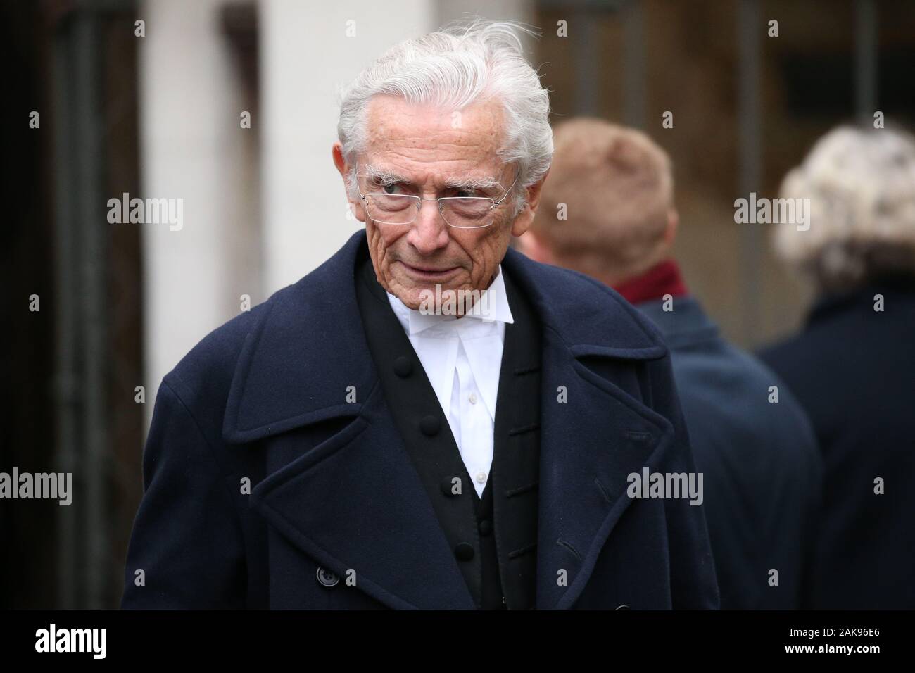 Lord Speaker Lord Fowler leaves the Service for a New Parliament at St ...