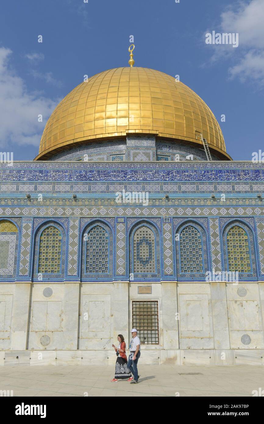 Felsendom, Tempelberg, Jerusalem, Israel Stock Photo - Alamy
