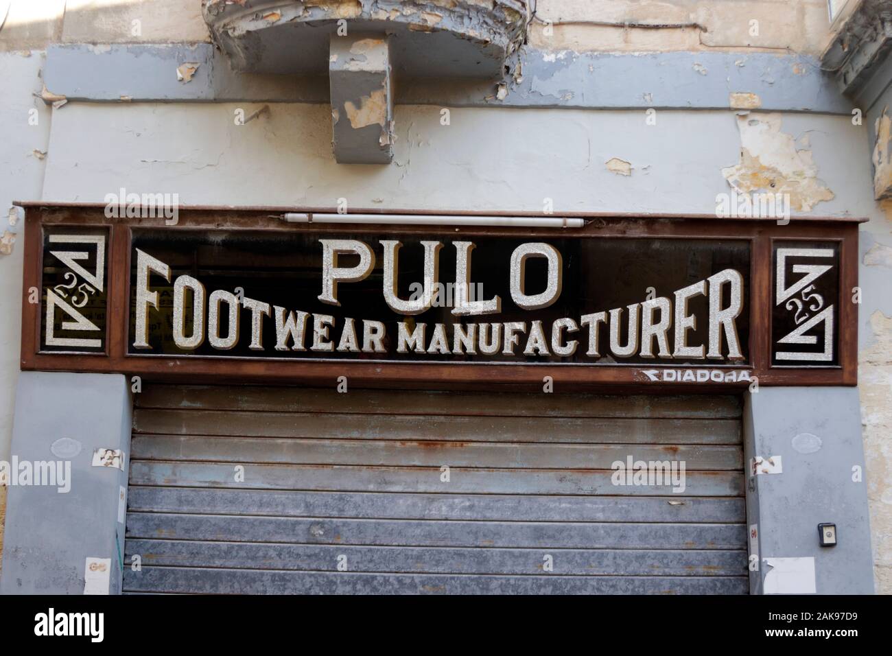 old shop sign Stock Photo - Alamy