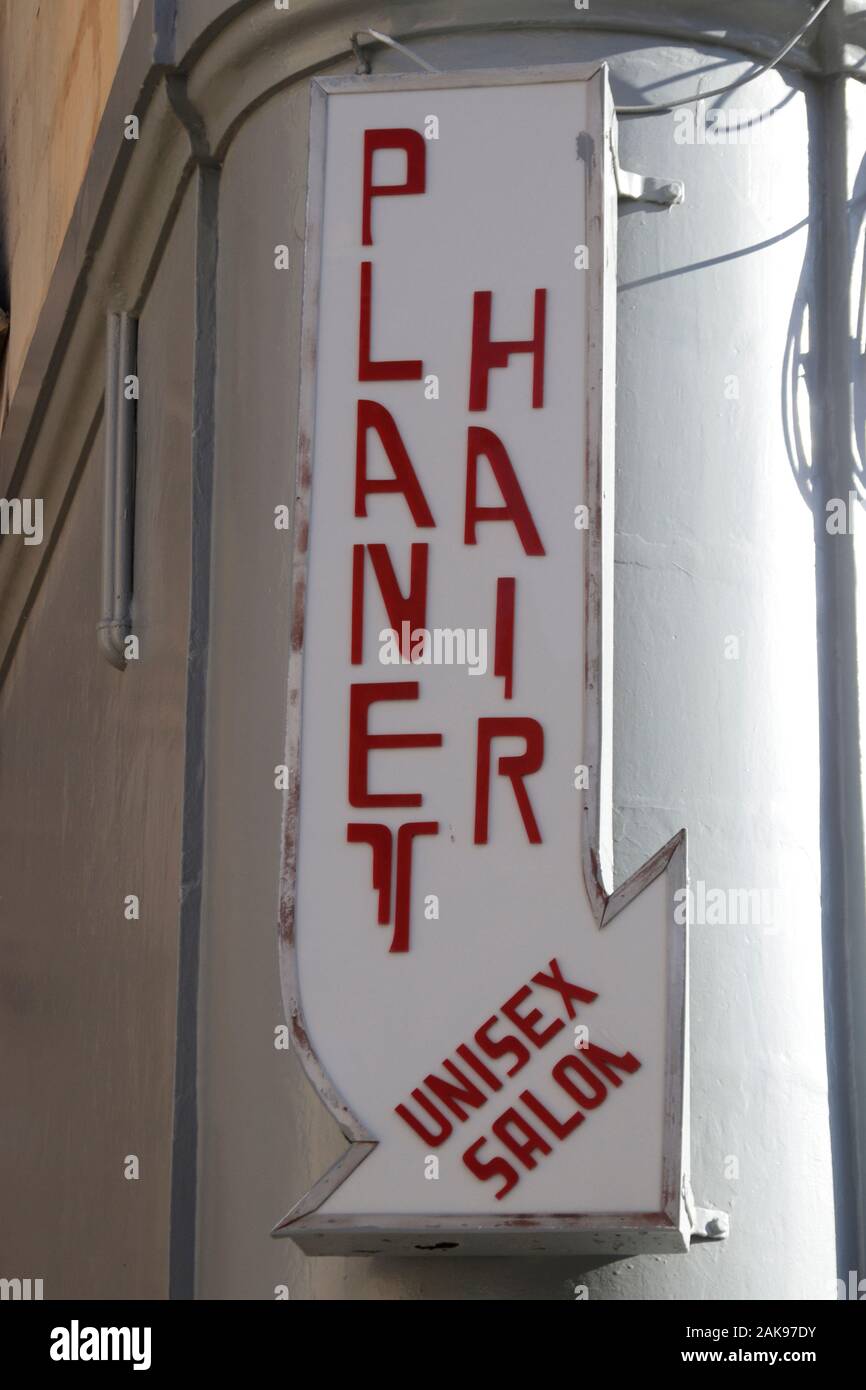 arrow shop sign in malta Stock Photo - Alamy