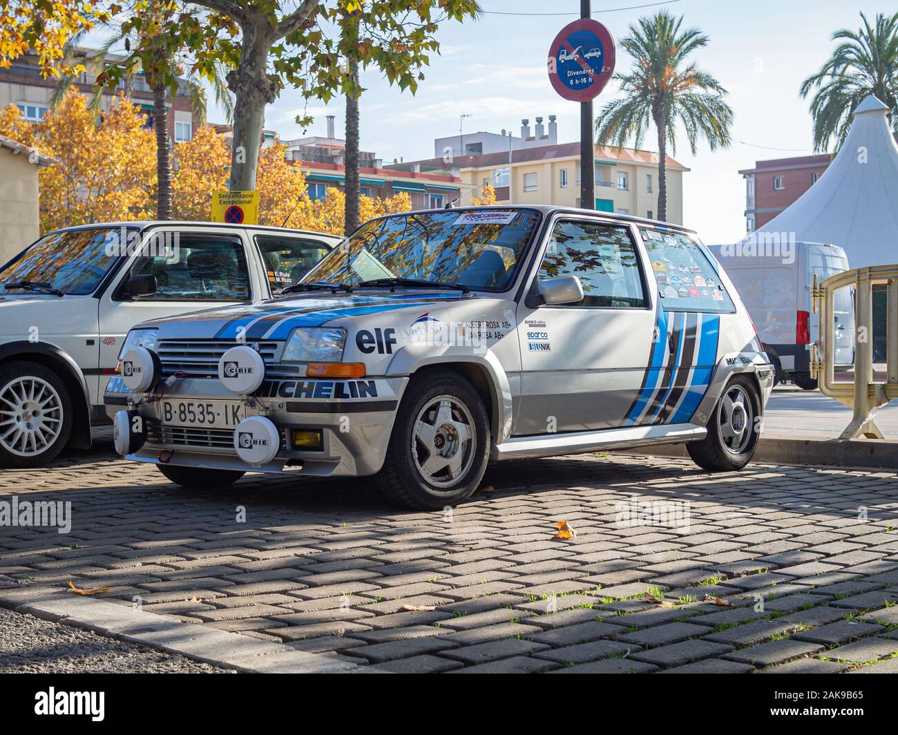 MONTMELO, SPAIN-NOVEMBER 30, 2019: 1984 Renault 5 (aka Le Car or R5 ...
