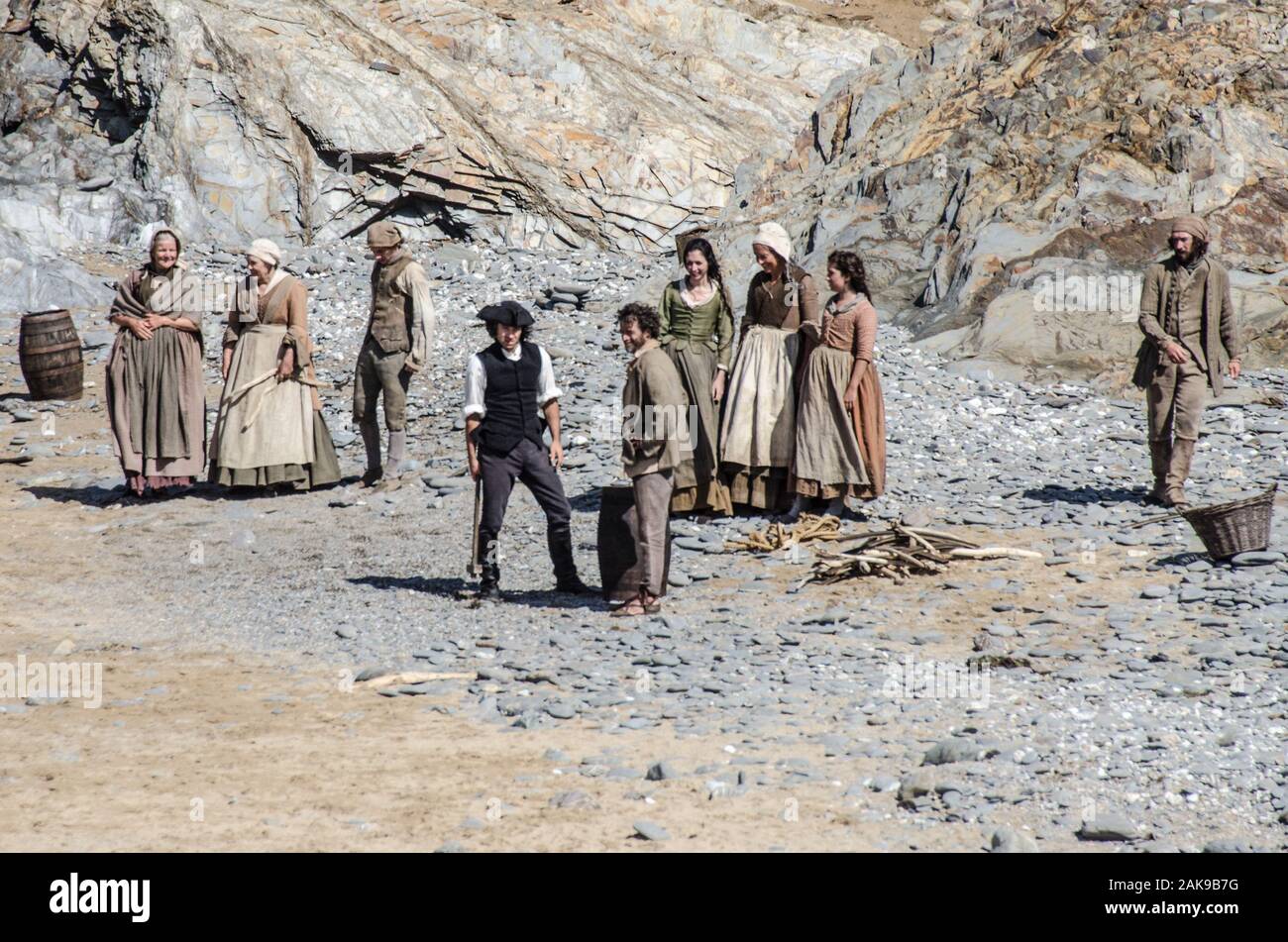 The Bbc Poldark Series Starring Aidan Turner Filmed In Cornwall