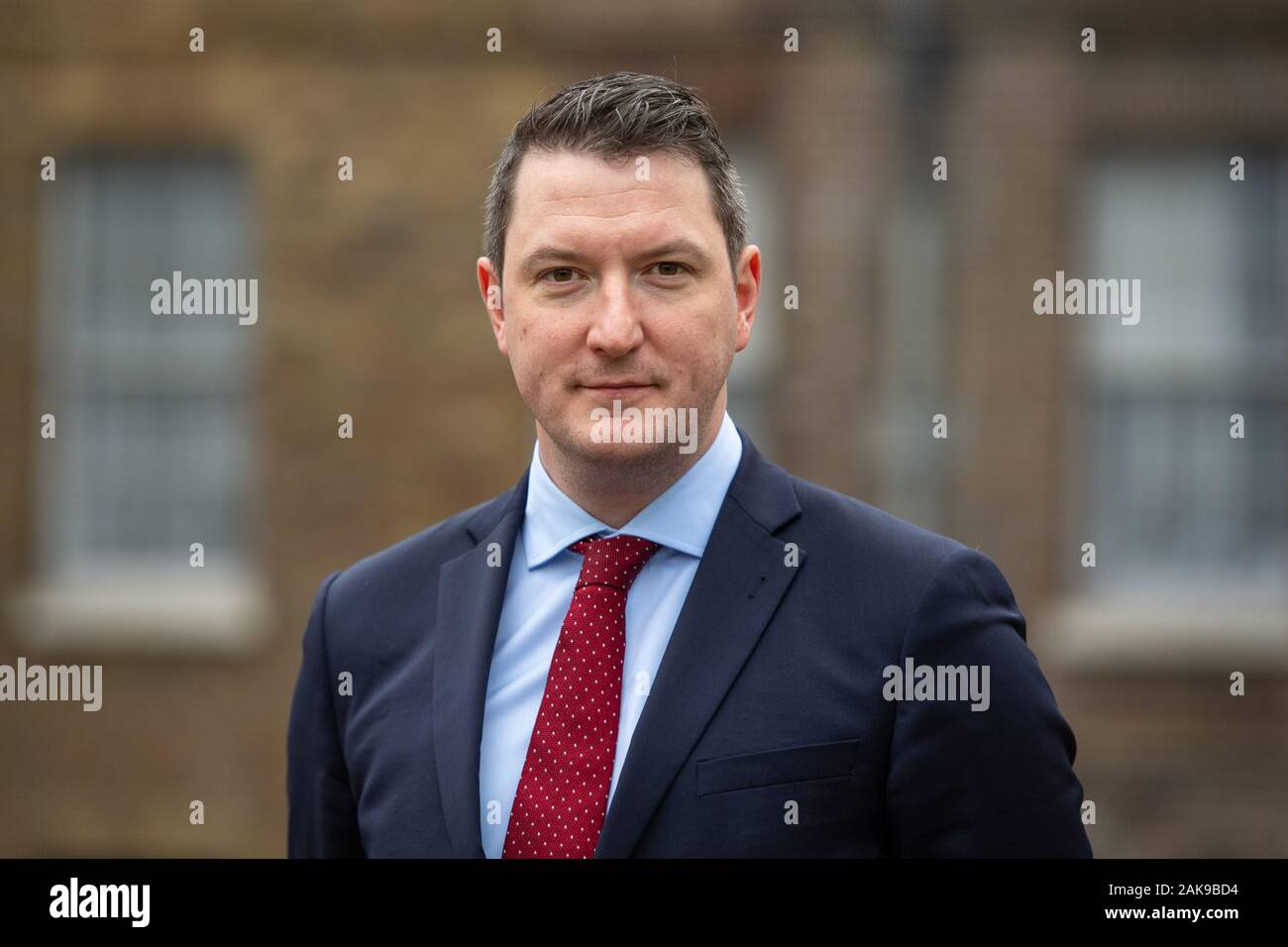 Newly elected Sinn Fein MP, John Finucane, outside the Houses of ...