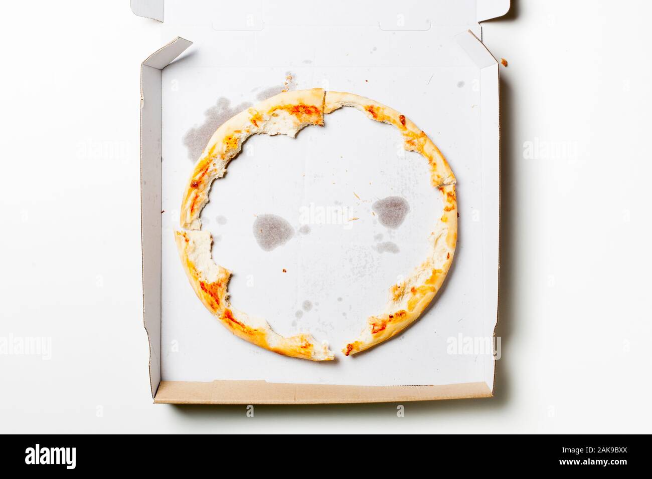 Empty pizza box eating hi-res stock photography and images - Alamy