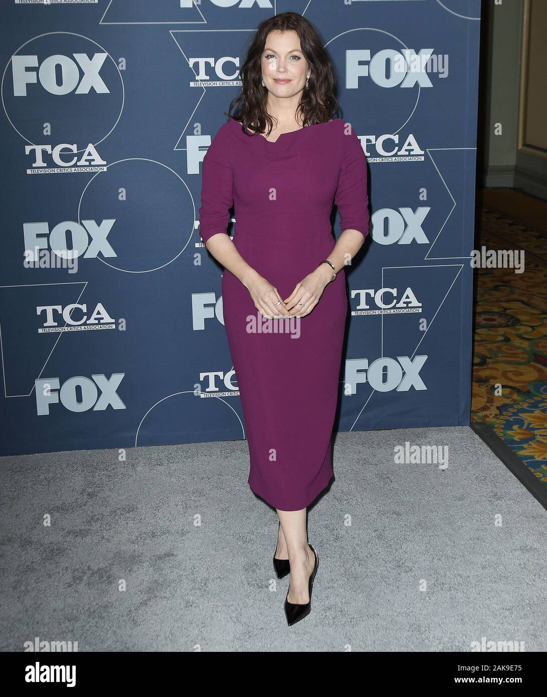 Los Angeles, USA. 07th Jan, 2020. Bellamy Young arrives at the FOX ...