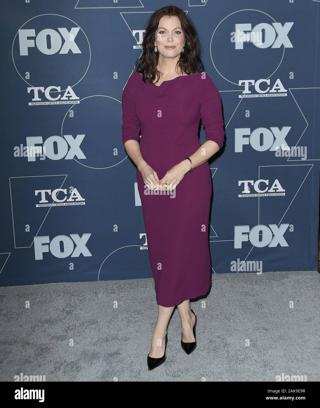 Los Angeles, USA. 07th Jan, 2020. Bellamy Young arrives at the FOX ...