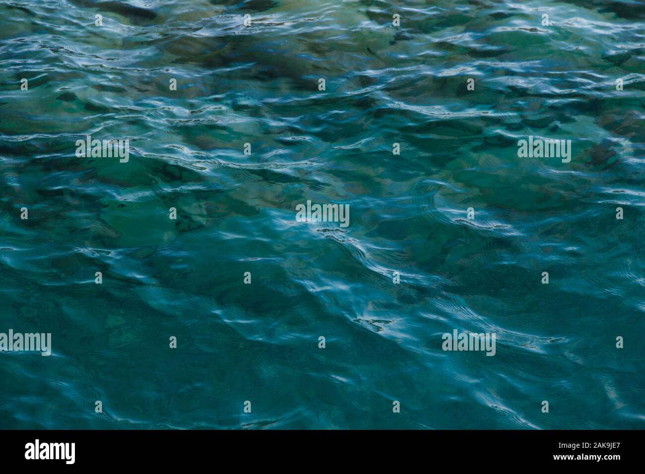 Clear water texture in blue. Background of the ocean and the sea ...
