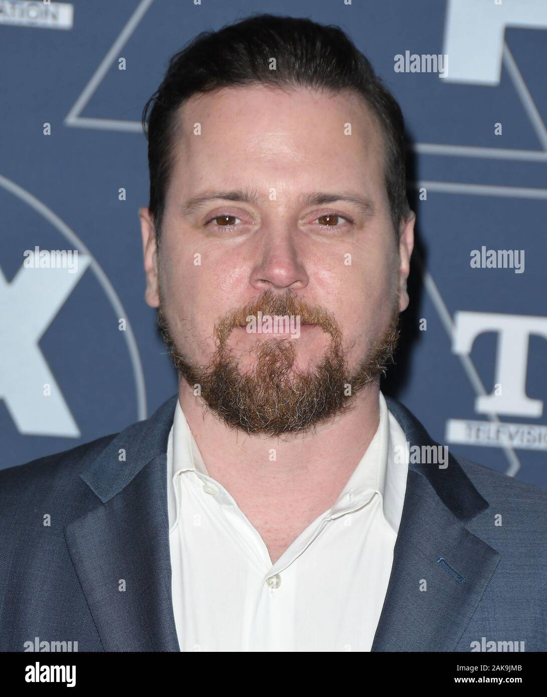 Los Angeles, USA. 07th Jan, 2020. Michael Mosley arrives at the FOX ...