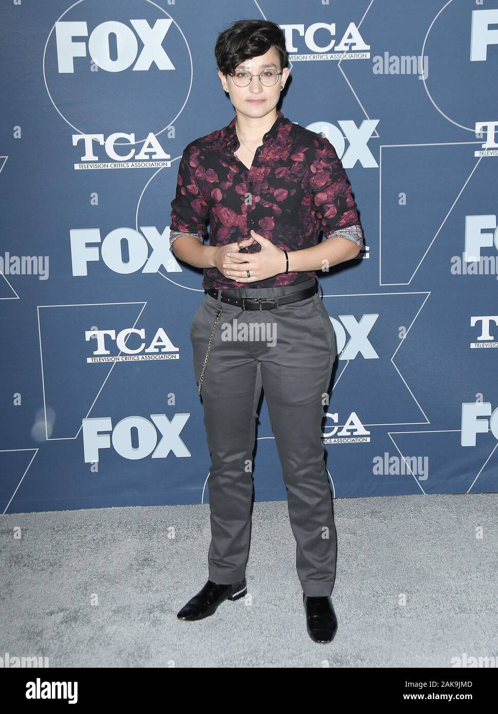 Los Angeles, USA. 07th Jan, 2020. Bex Taylor-Klaus arrives at the FOX ...