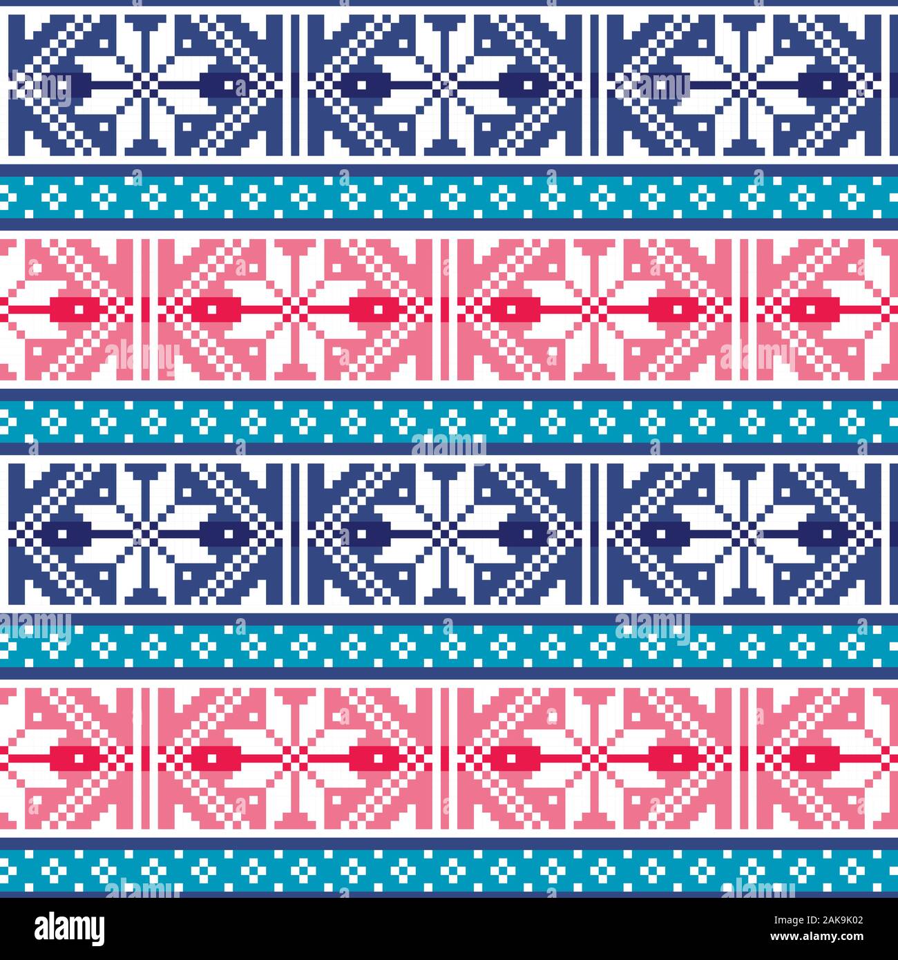 Retro knitting pattern from Stock Vector Images - Alamy