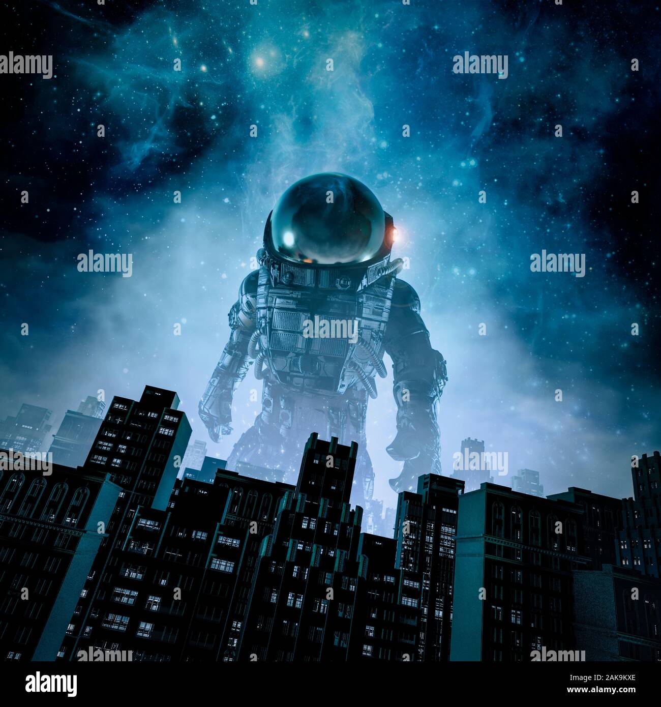 Scary Astronaut Render