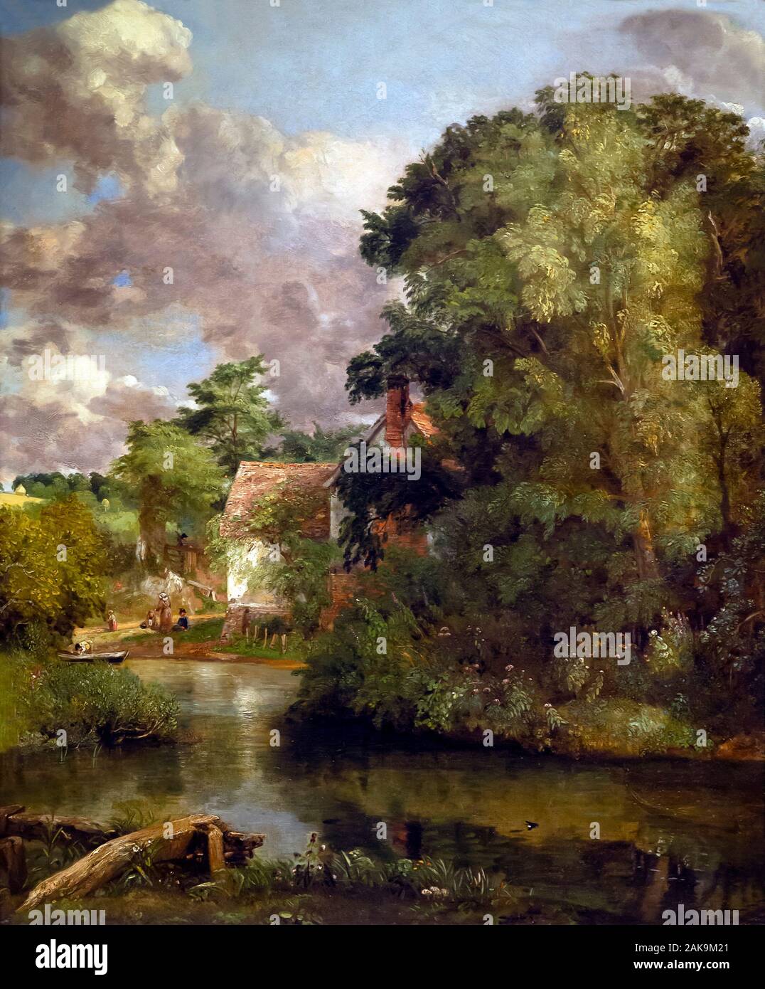 Willy Lott's House from the Stour, The Valley Farm, John Constable ...