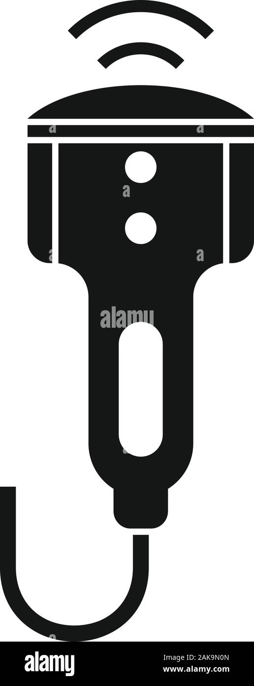 Ultrasonic equipment icon. Simple illustration of ultrasonic equipment ...