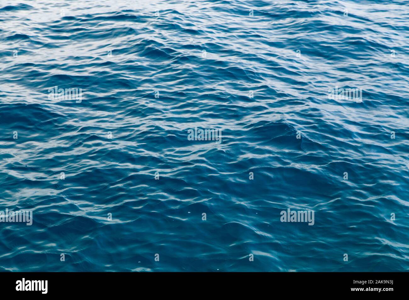 Clear water texture in blue. Background of the ocean and the sea ...