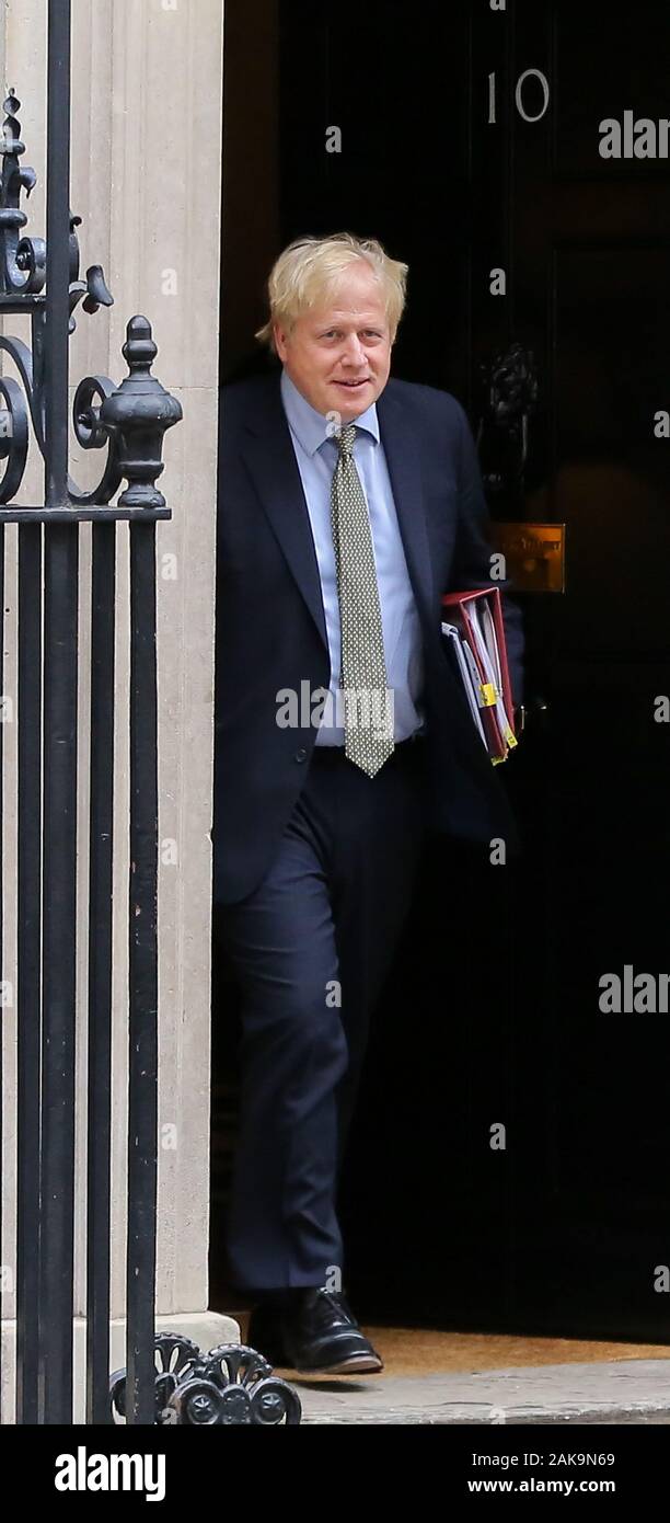 Downing Street, London, 8 Jan 2020. British Prime Minister Boris ...