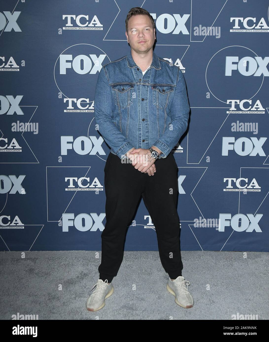 Los Angeles, USA. 07th Jan, 2020. Jim Parrack arrives at the FOX Winter ...