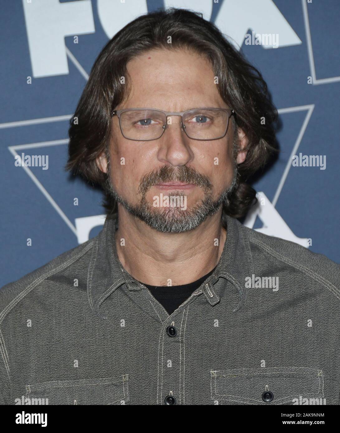 Los Angeles, USA. 07th Jan, 2020. David Ayer arrives at the FOX Winter ...