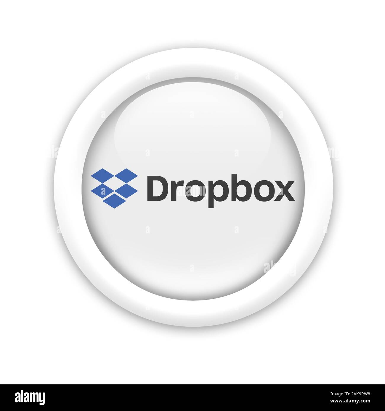 Dropbox icon logo Cut Out Stock Images & Pictures - Alamy