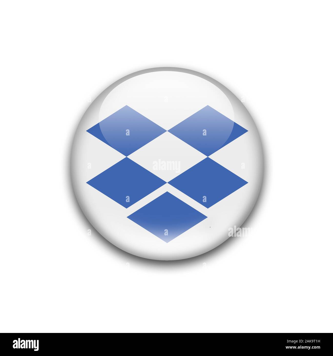 Dropbox icon logo Cut Out Stock Images & Pictures - Alamy