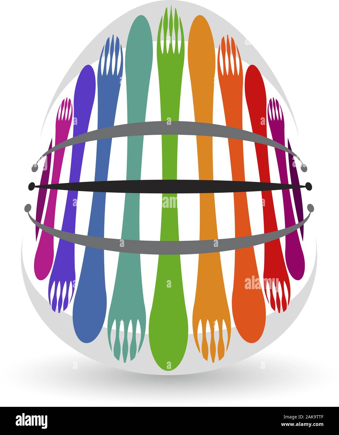 Spoon logo hi-res stock photography and images - Alamy