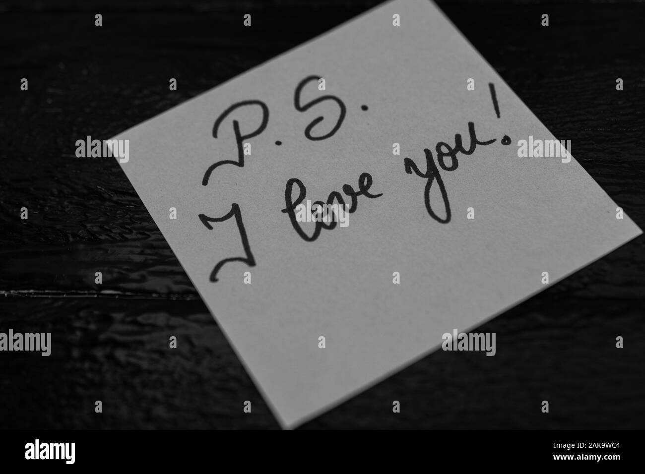 Ps I Love You Note
