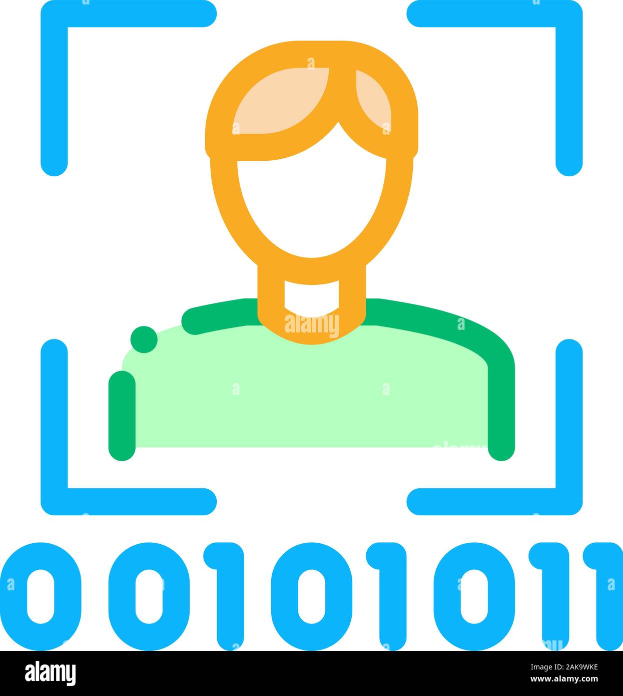 Human Binary Code Icon Vector Outline Illustration Stock Vector Image ... Human Binary Code Icon Vector Outline Illustration Stock Vector Image ...