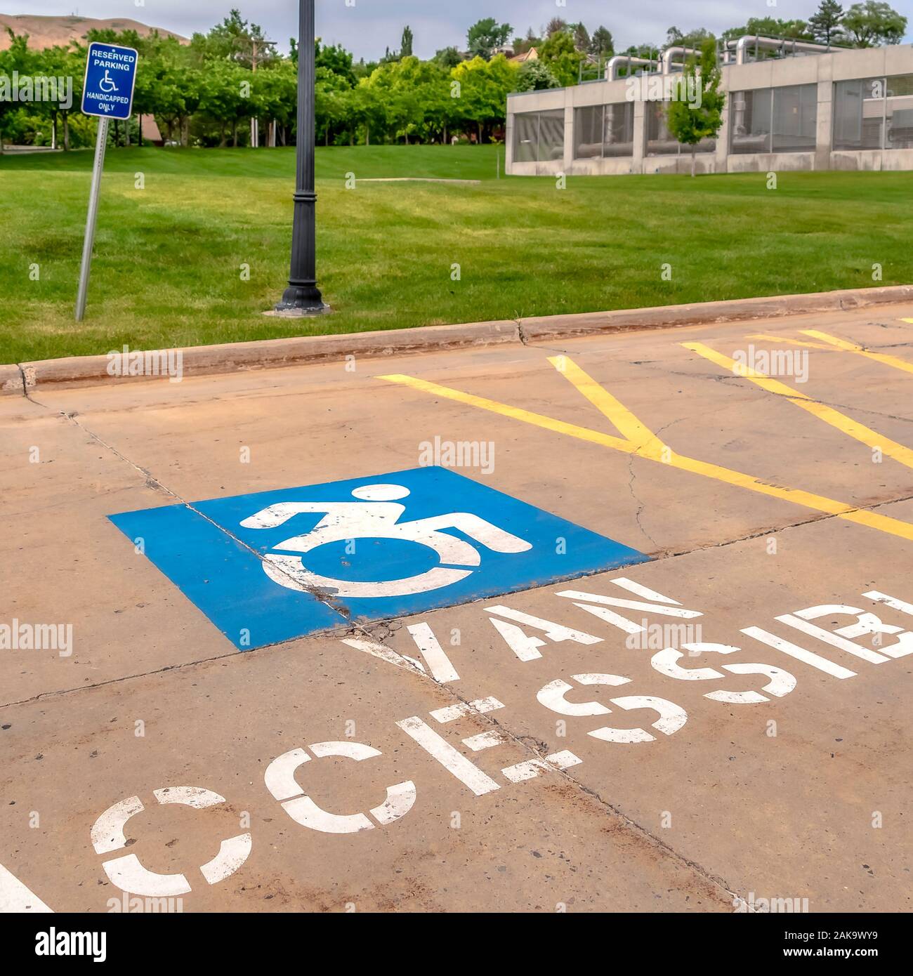 Handicap Van Accessible Parking Space Handicapped Parking For Ensured