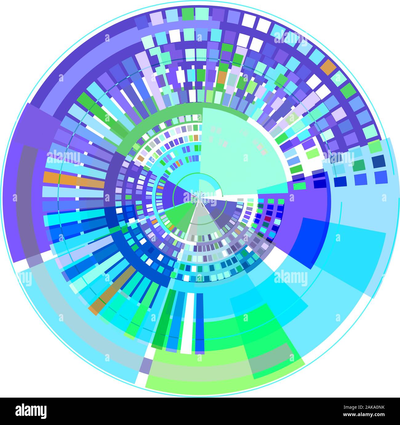 Colored circle of geometric shapes Stock Vector Image & Art - Alamy