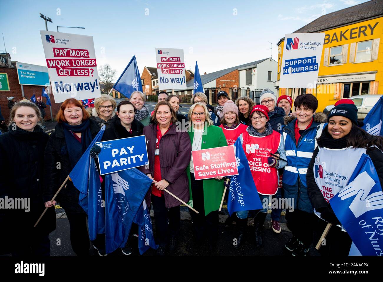 Nurse strike northern ireland hi-res stock photography and images - Alamy