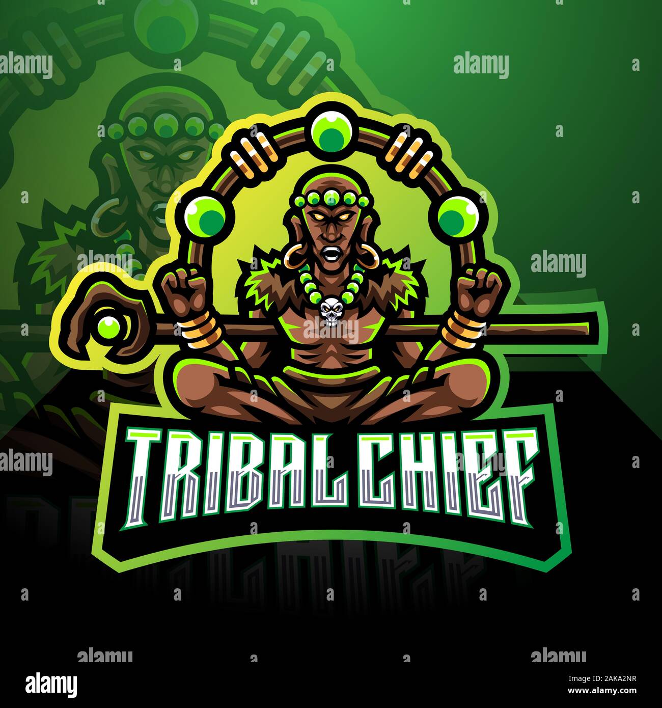 Tribal african man icon Stock Vector Images - Alamy