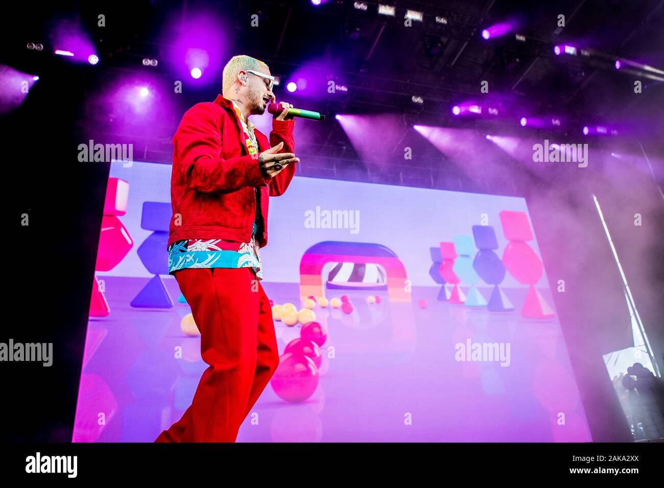 Odense, Denmark. 27th, June 2019. The Colombian singer and reggaeton ...