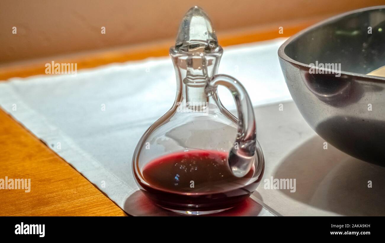 Communion wafer sacrament table hi-res stock photography and images - Alamy