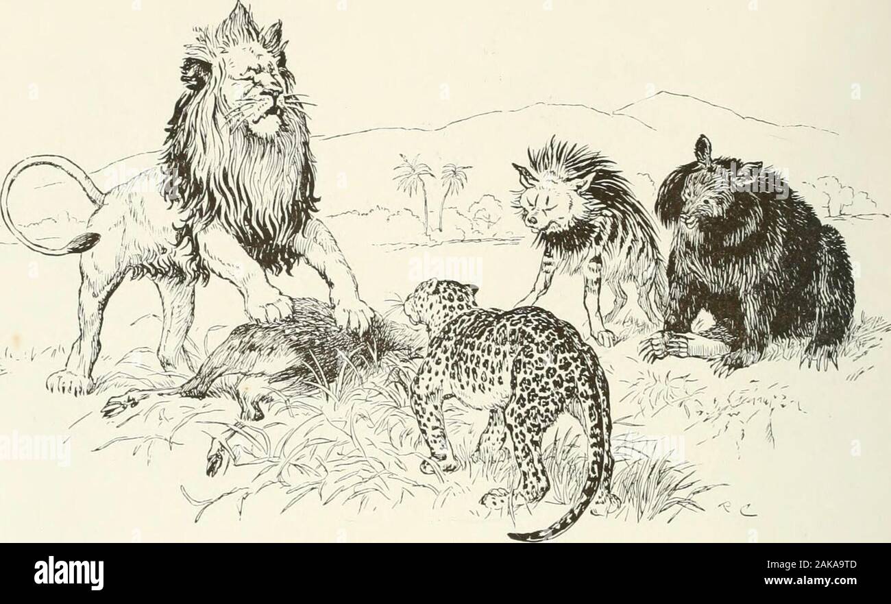 Some of Aesop's fables with modern instances shewn in designs by ...