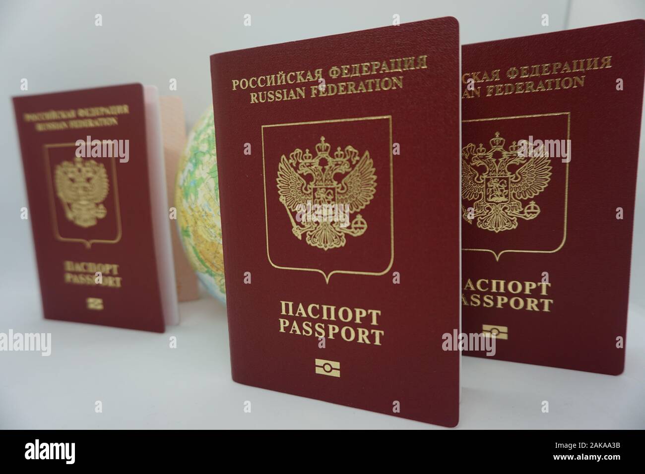 Russian visa passport hi-res stock photography and images - Alamy
