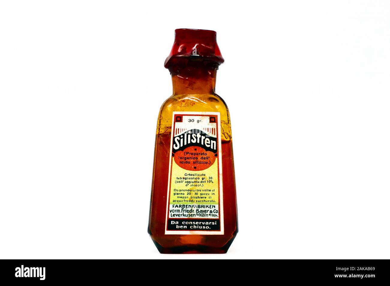 Vintage 1920s SILISTREN for the treatment of tuberculosis BAYER. Bayer ...