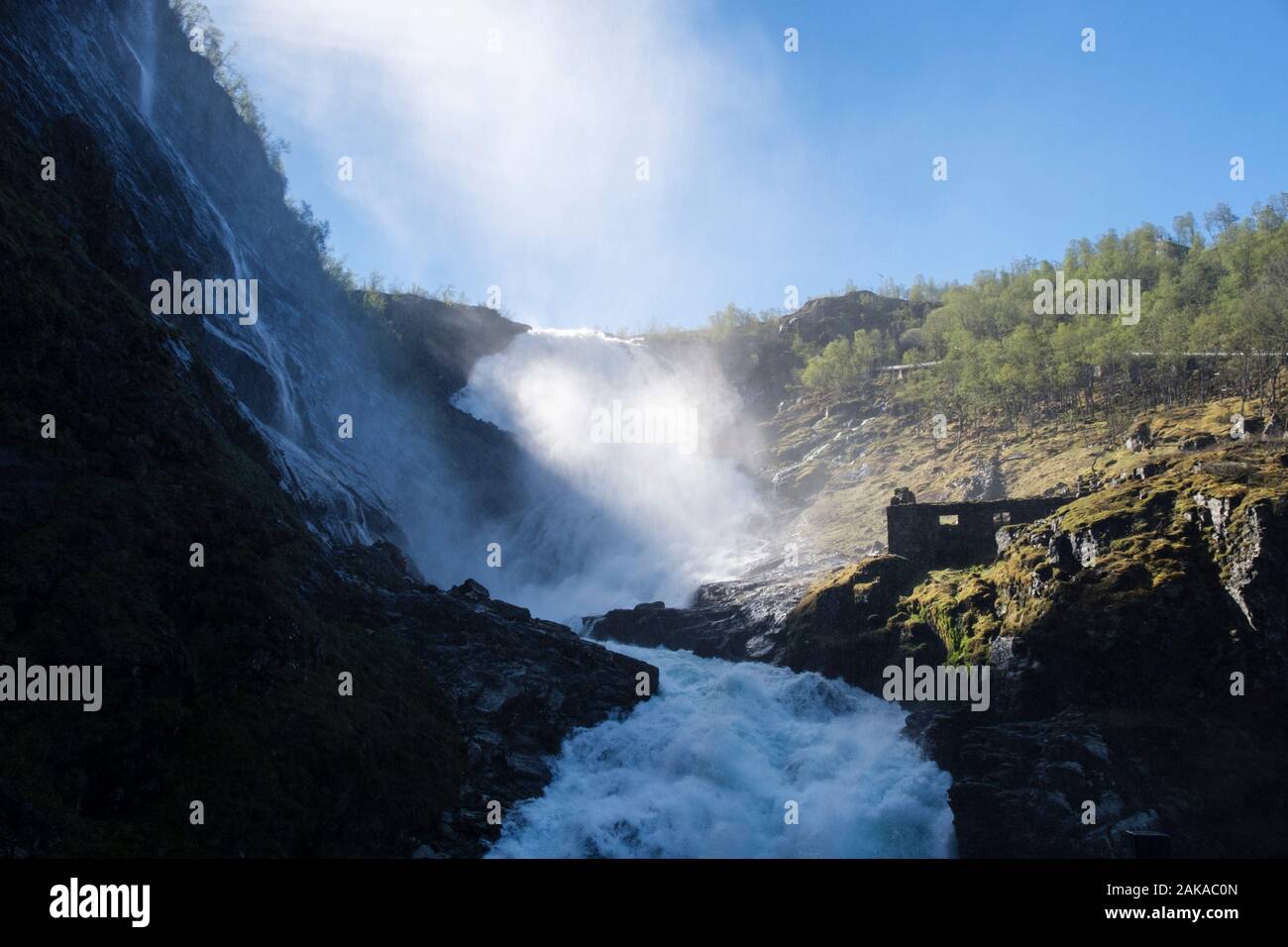 Flam railway waterfall hi-res stock photography and images - Alamy