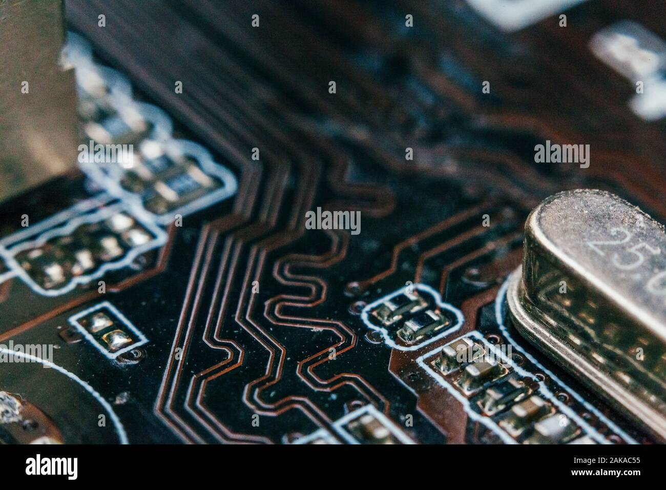 Circuit board repair. Electronic hardware modern technology ...