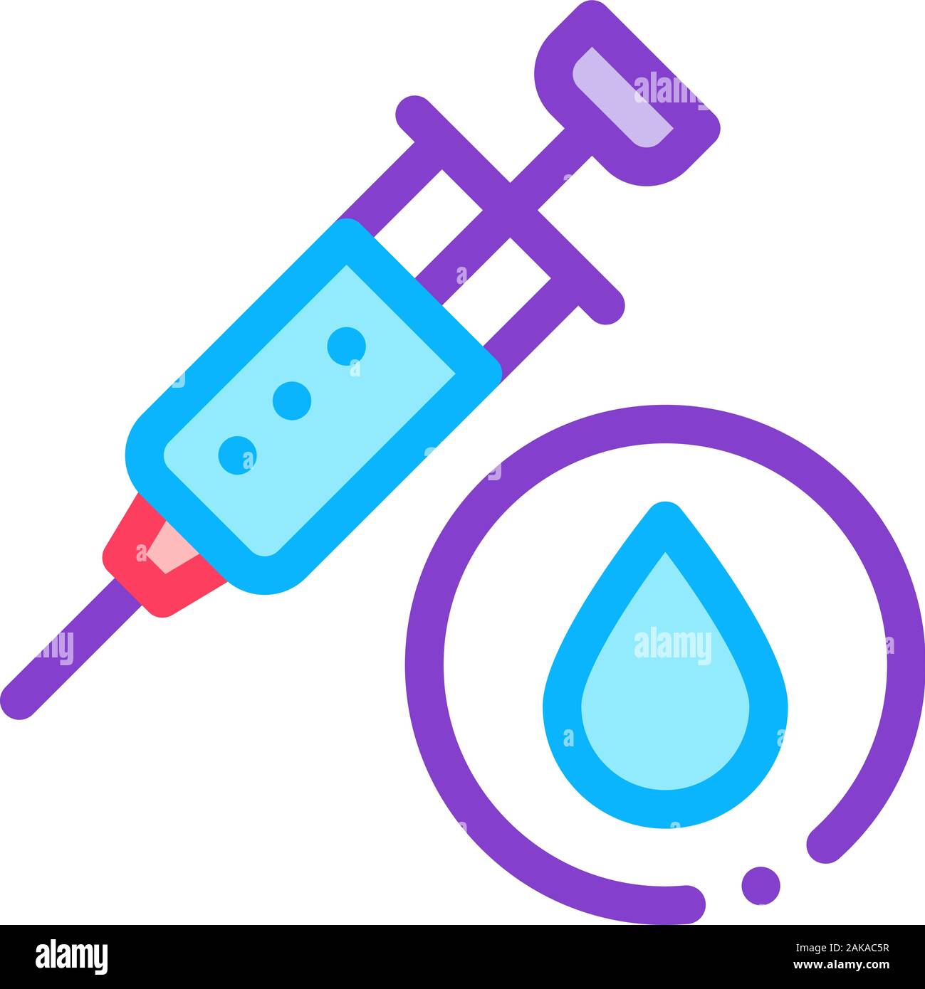 Skin Rejuvenation Injection Icon Vector Outline Illustration Stock Vector Image And Art Alamy