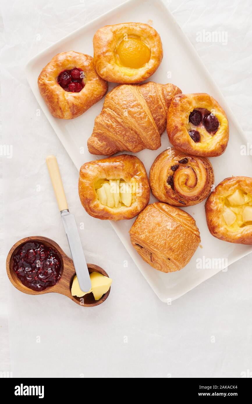 Mini Pastry Mix Stock Photo - Alamy